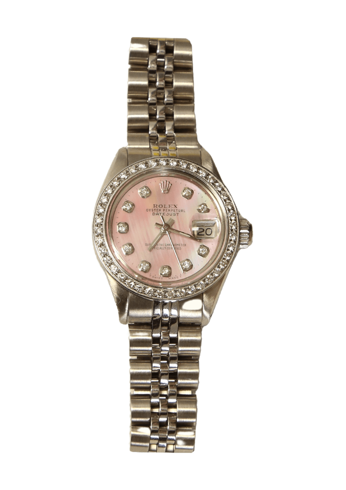 RELÓGIO ROLEX OYSTER PERPETUAL DATEJUST WATCH 26MM PRATA ORIGINAL – Gringa