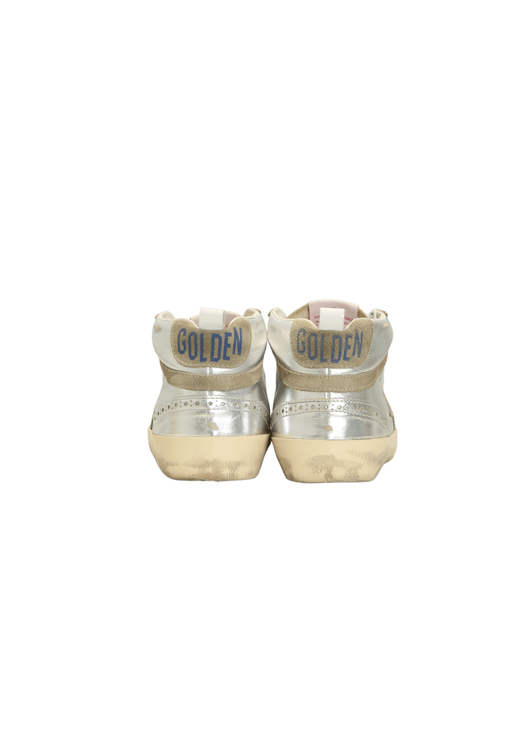 TÊNIS GOLDEN GOOSE METALLIC MID STAR SNEAKERS 39 PRATA ORIGINAL – Gringa