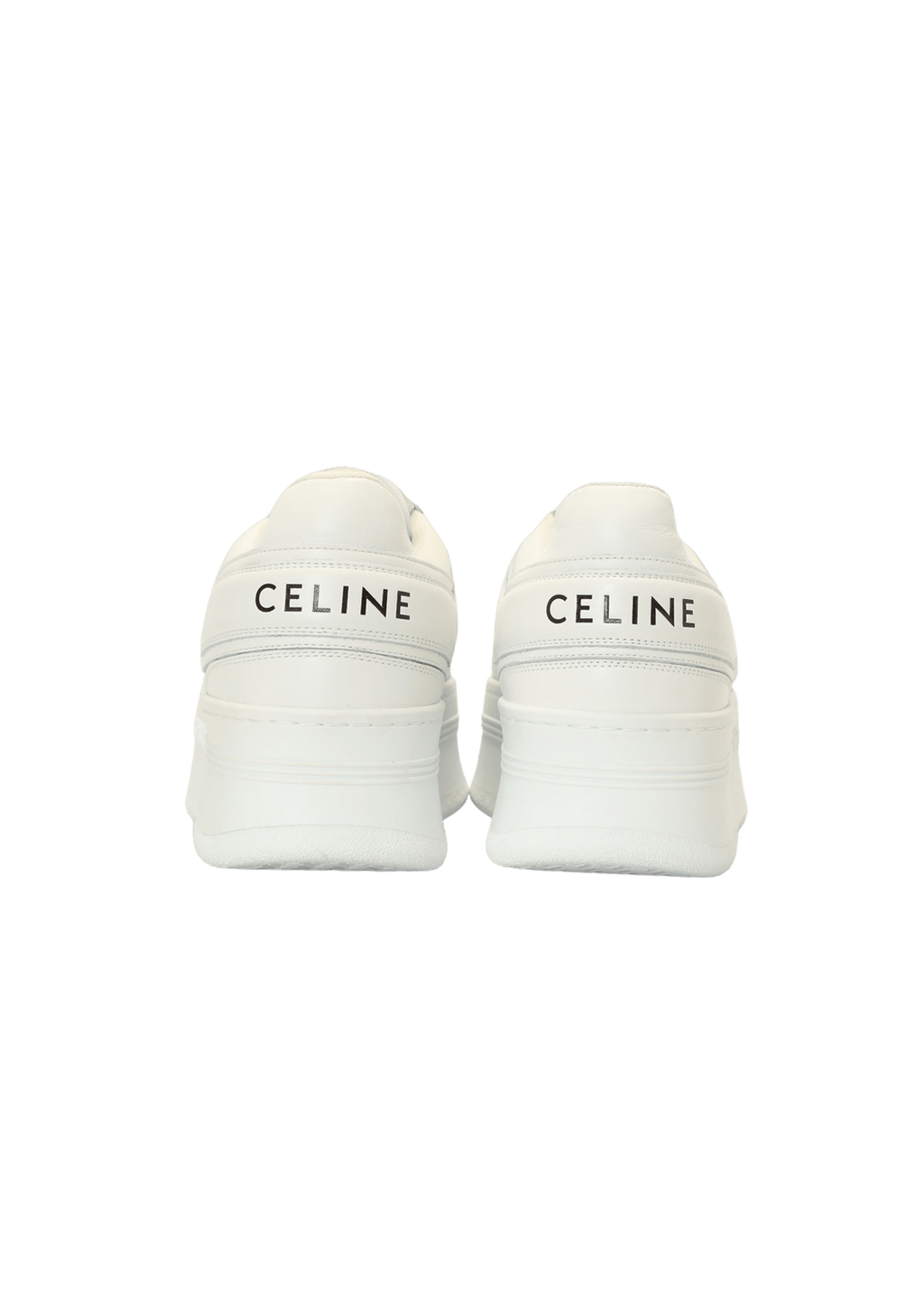 Tênis Celine Leather Block Sneakers 37 Branco Original – Gringa