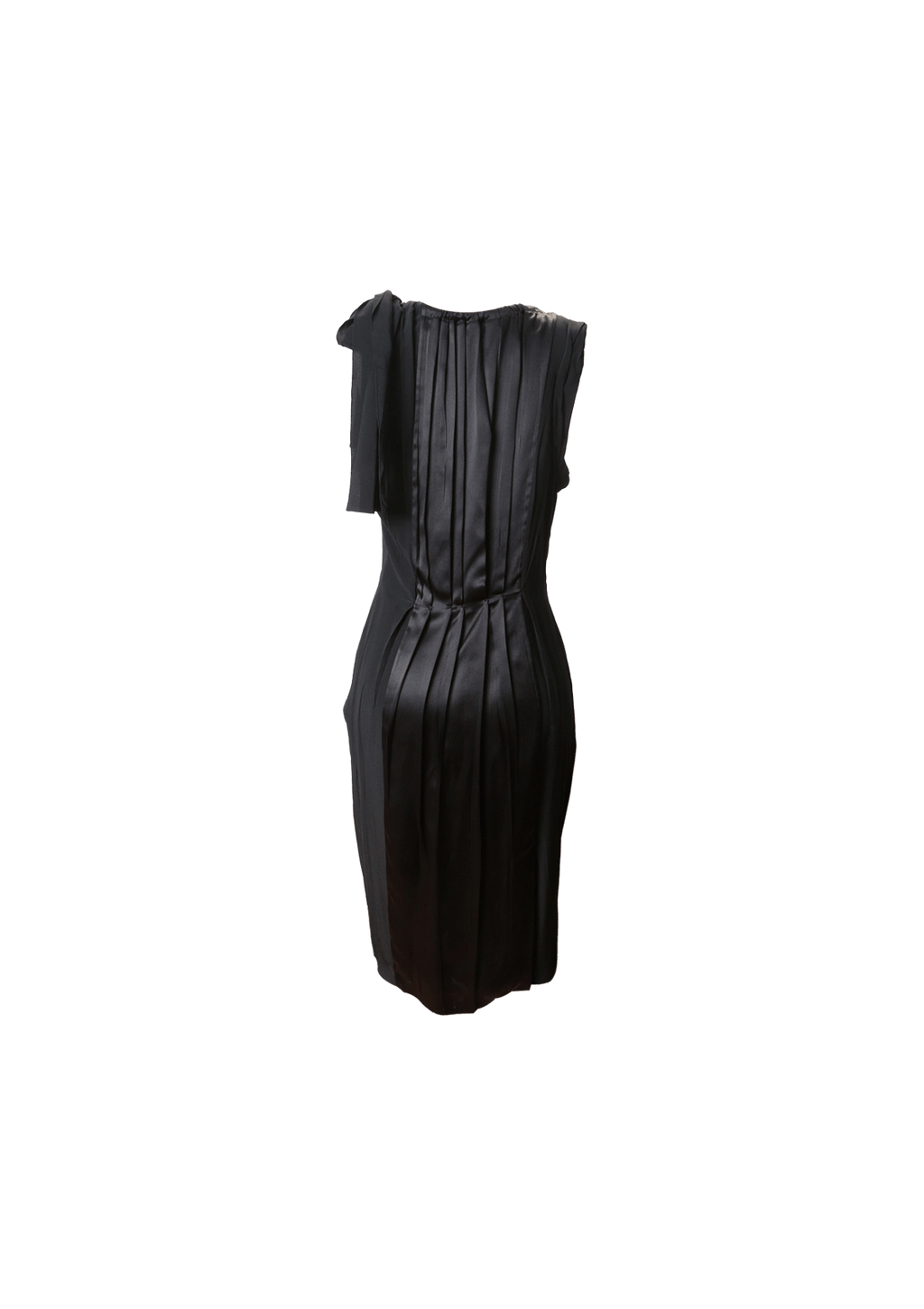 Vestido Prada Tie Neck Dress 36 Preto Original – Gringa